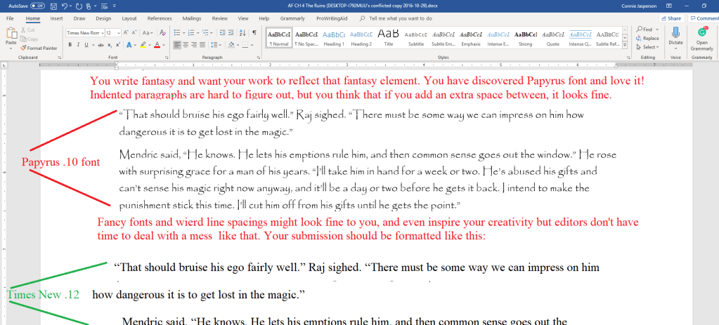 Formatting and Submission Guidelines #amwriting | Life in the Realm of ...